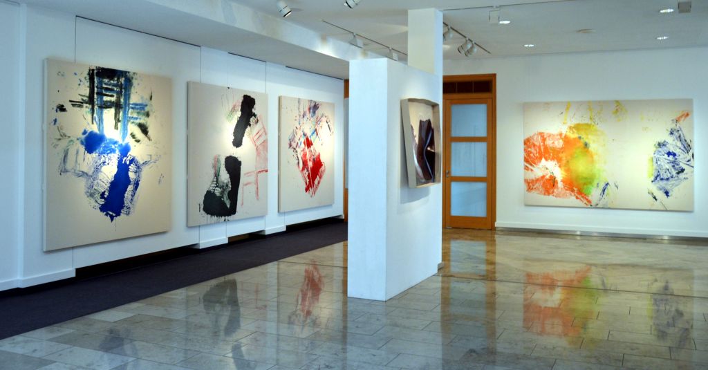 „Gestraffte Dimensionen“ ‐ Farbflussbilder von Otte Mark - Kunst Mag